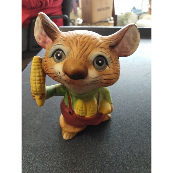 Homco | Accents | Vintage Homco Home Interior Mouse With Corn Farmer ...